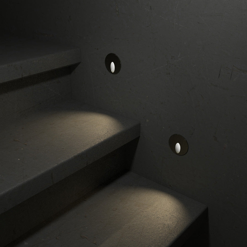 VBD-RD25-1W-3K-BN Round LED Step Lights