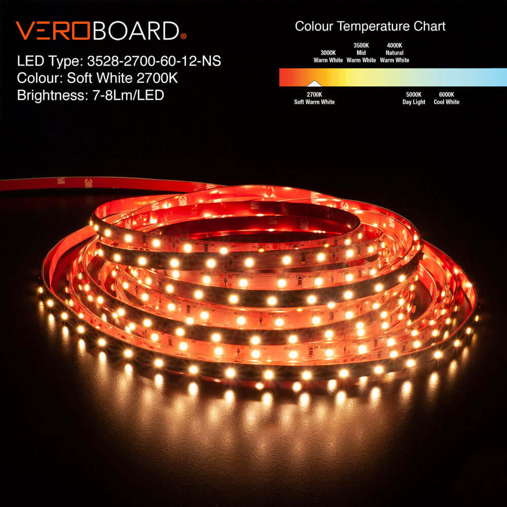 VBDFS-3528-xxxx-60-12-NS 480Lm/m(146Lm/ft) 4.5W/m(1.5W/ft)