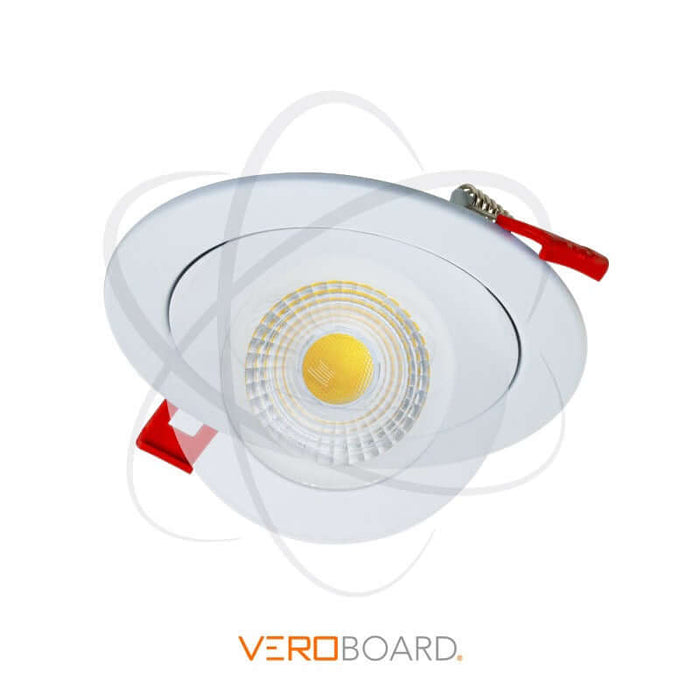LED-4-S9W-1224V-5CCTWH-EFG, 4 inch Round Floating Gimbal Ceiling Light