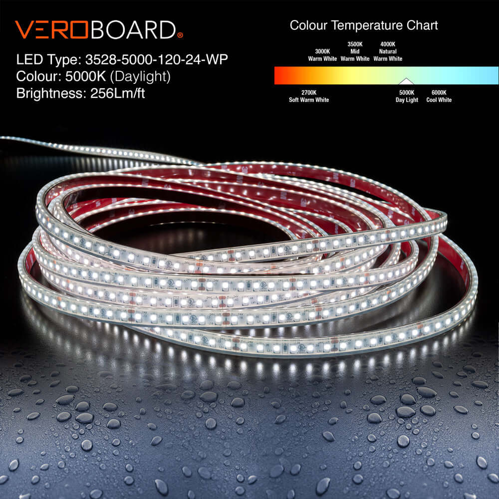 VBDFS-3528 Waterproof LED Strip 5000K - 840Lm/m