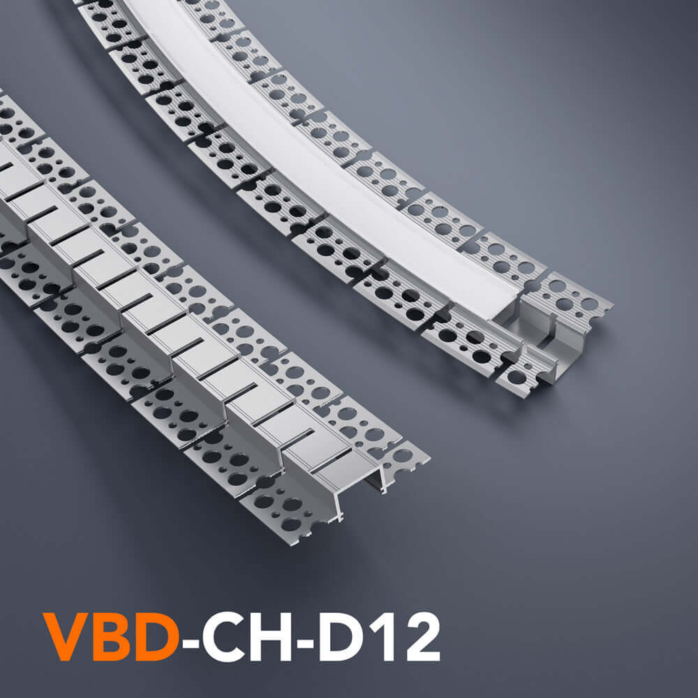 VBD-CH-D12 Flexible Cove LED Aluminum Channel