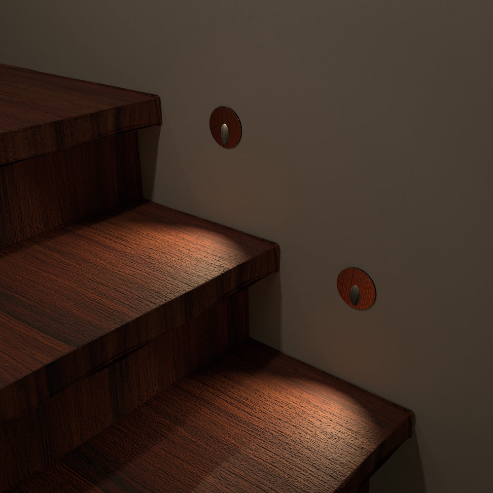 VBD-RD25-1W-3K-DB Round LED Step Lights