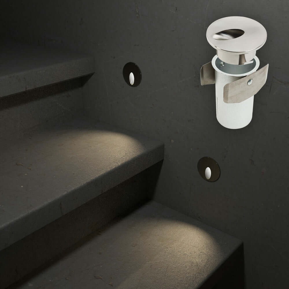 VBD-RD25-1W-3K-BN Round LED Step Light