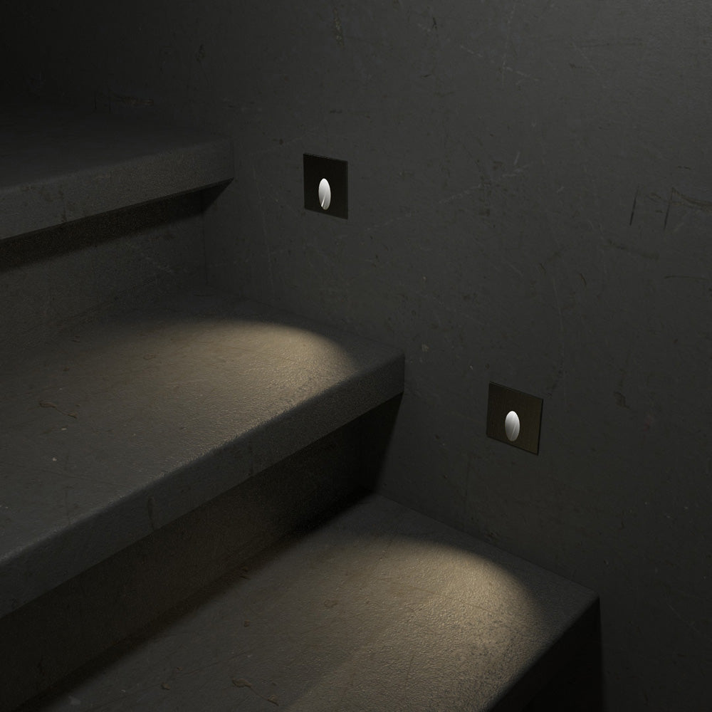 VBD-SQ25-1W-3K-BN Square LED Step Lights