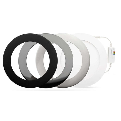 LED-6-S12W-1224V-5CCTWH, 6 inch Round Downlight LED Panel