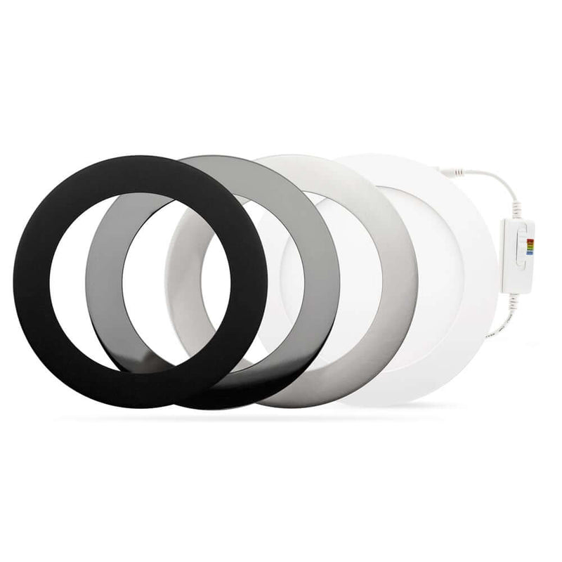 LED-6-S15W-5CCTWH, 6 inch Round Ceiling Light LED Panel
