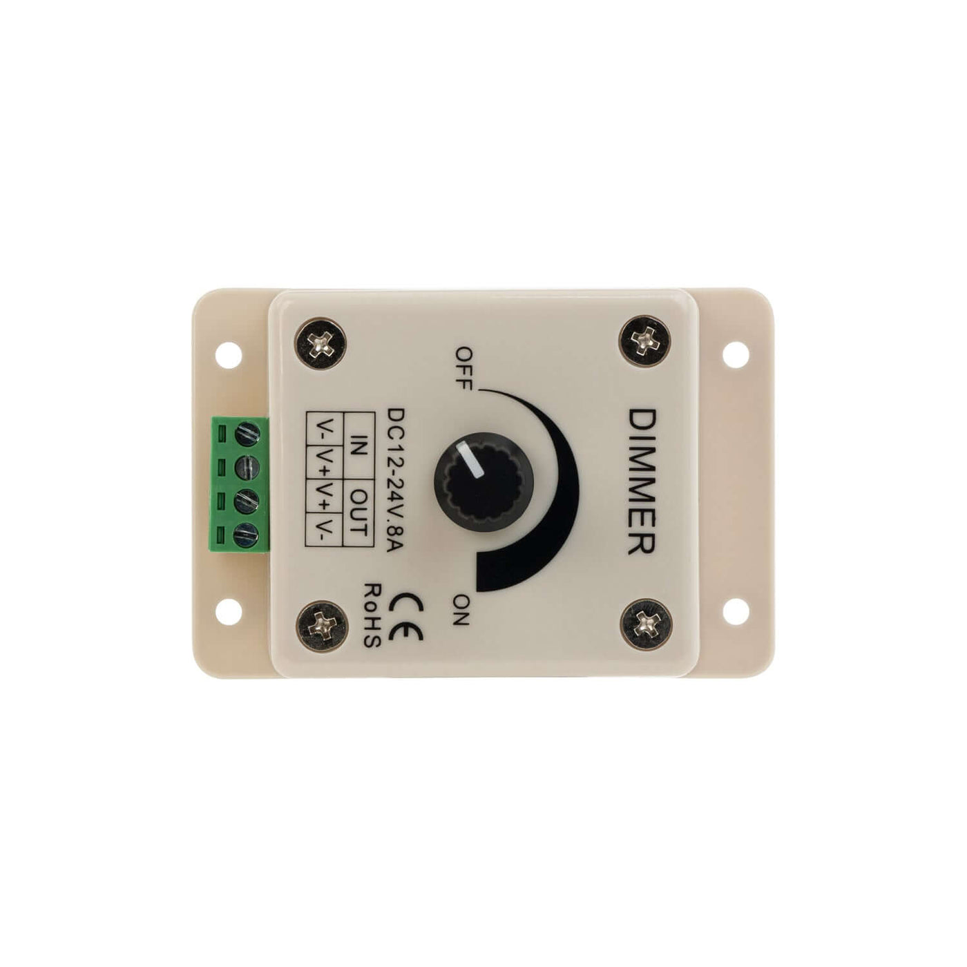 VBD-DIAL-DM-8A Single Color Dial Dimmer 12-24V 8A