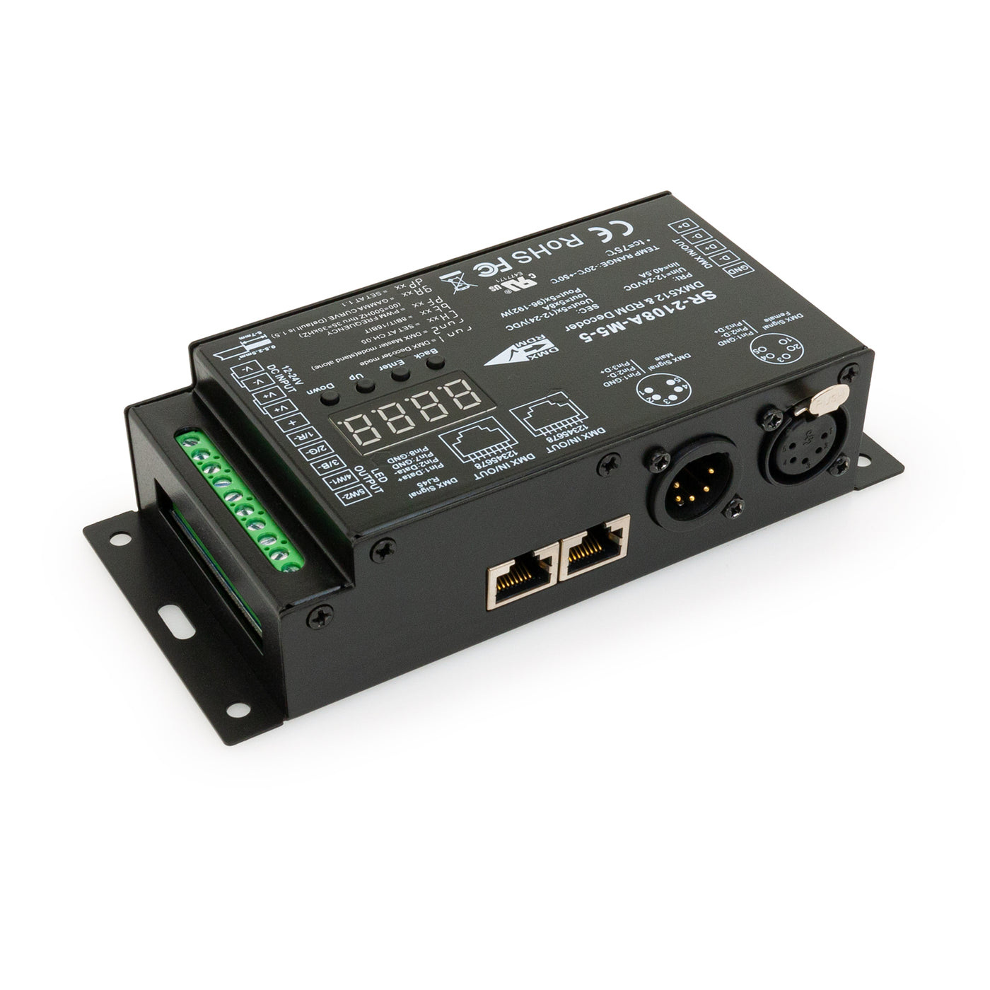 SR-2108A-M5-5, DMX512 and RDM Decoder