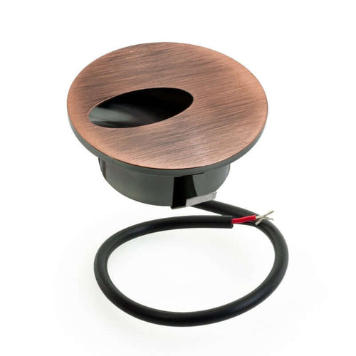 VBD-RD25-1W-3K-DB Round LED Step Lights