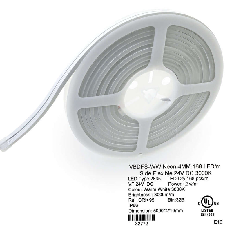 VBDFS-WW Neon-4MM-168 LED/m Flexible Neon LED Strip