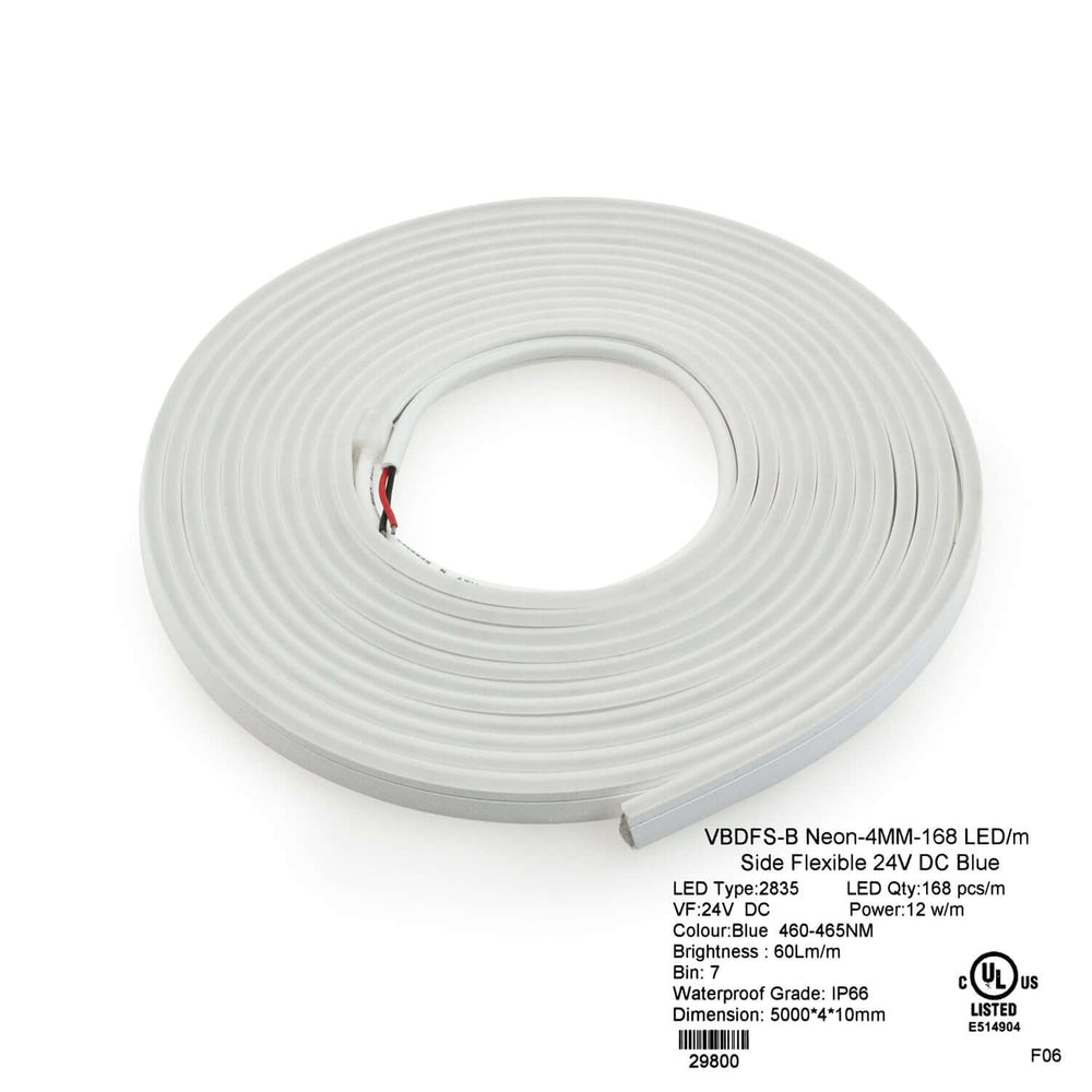 VBDFS-B Neon-4MM-168 LED/m Flexible Neon Blue LED Strip