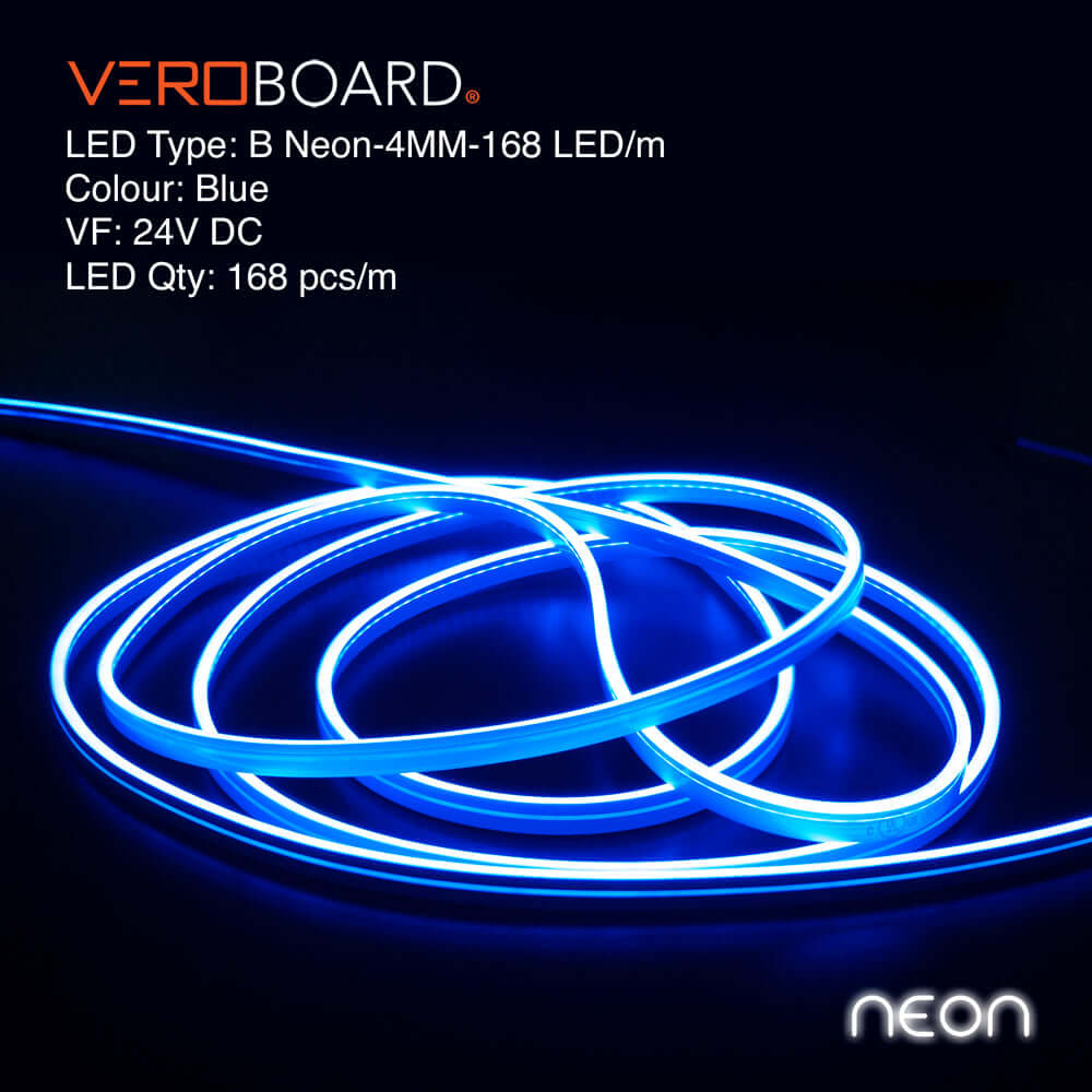 VBDFS-B Neon-4MM-168 LED/m Flexible Neon Blue LED Strip