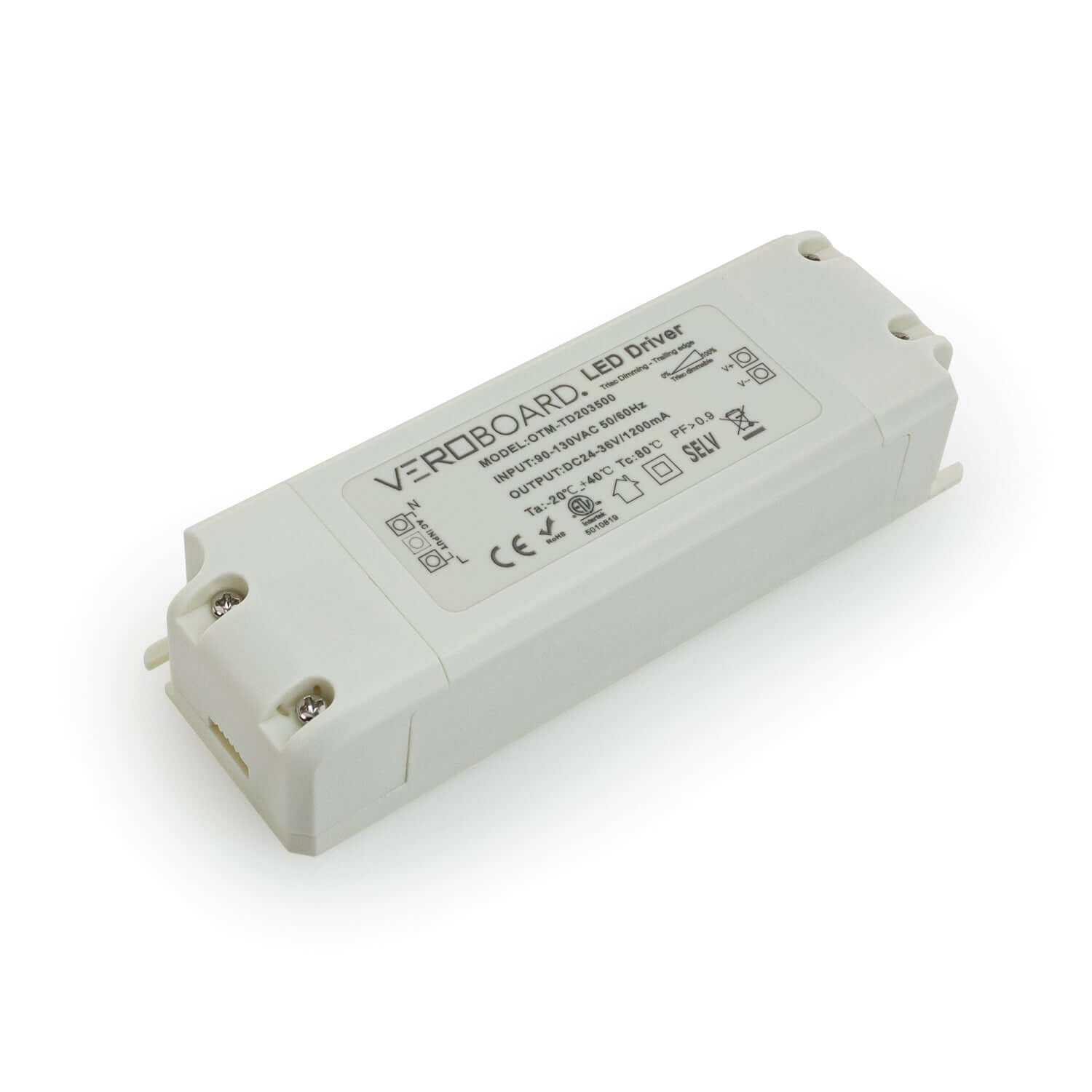 Dimmable Constant Current LED Driver 1200ma 24-36V 38W