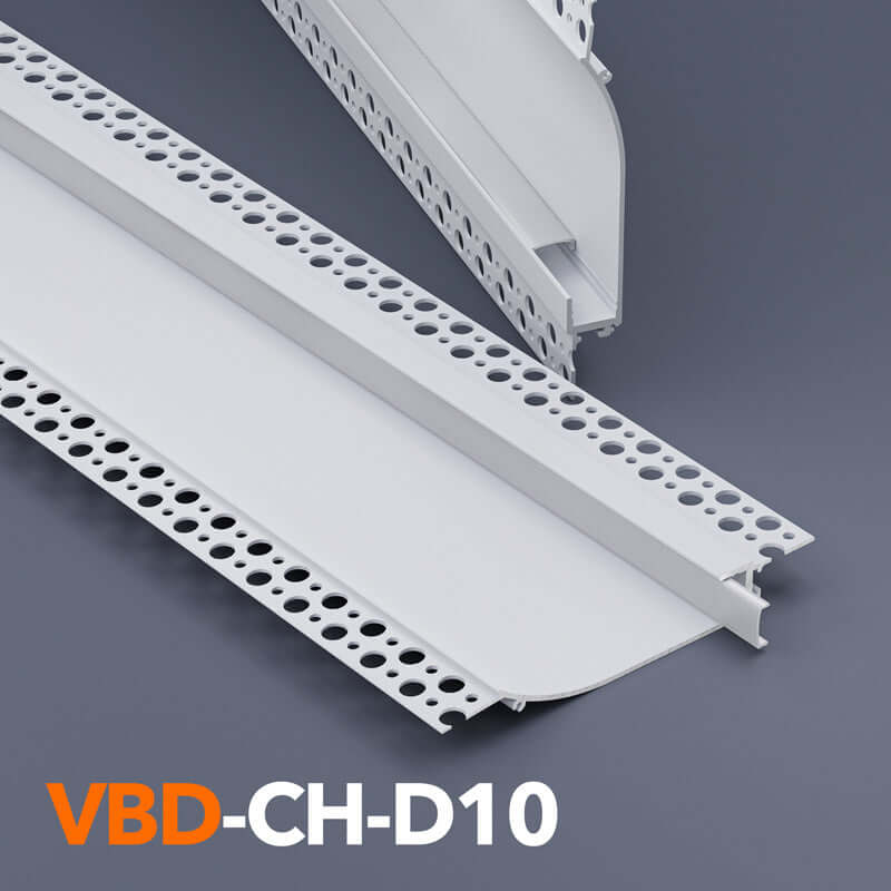 VBD-CH-D10 Plaster-In Cove LED Aluminum Channel