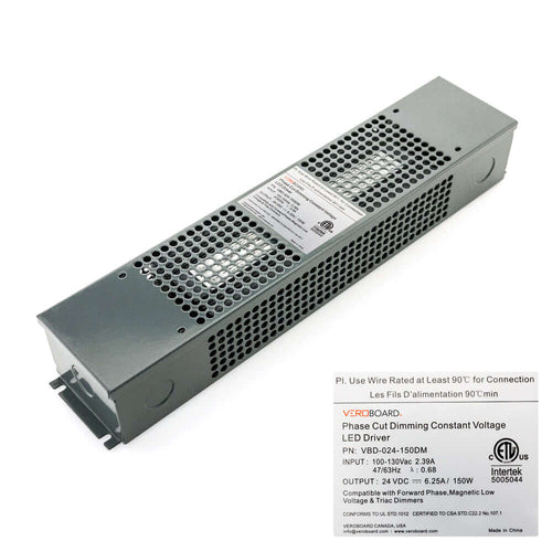 VBD-024-150DM Triac Dimmable LED Driver 150W 24V