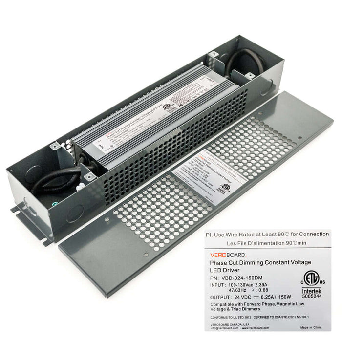 VBD-024-150DM Triac Dimmable Constant Voltage LED Driver